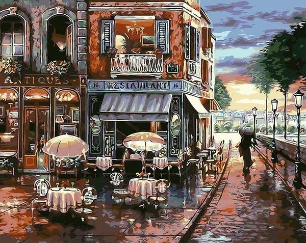 Coffee Shop - Paint by Numbers Kit – I Love DIY Art