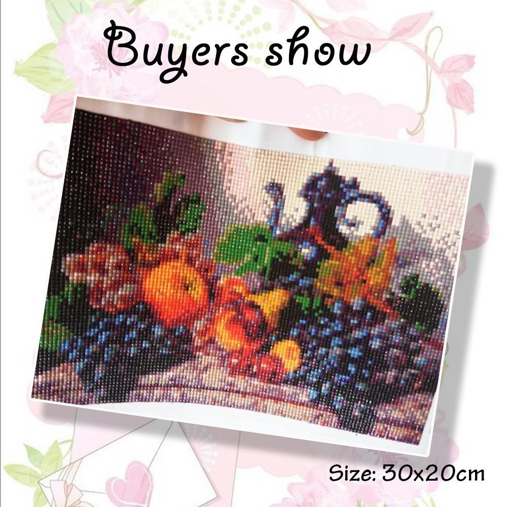 Paint Fruits with Diamonds – I Love DIY Art